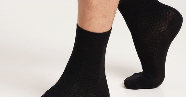 Чоловічі шкарпетки високі з візерунком MS3 BASIC 003 black (чорний) Giulia — Офіційний інтернет ...