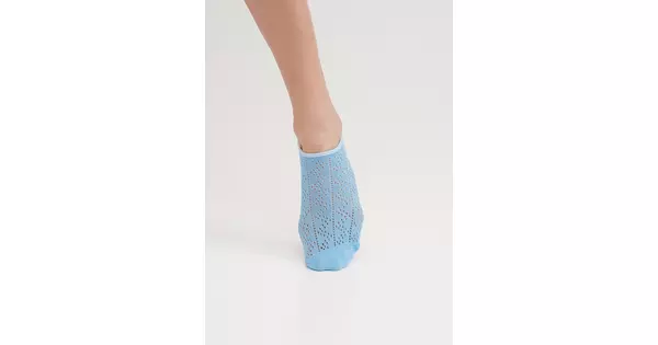 Короткі шкарпетки з бавовни WS0 AIR 001 baby blue (блакитний) Giulia ...